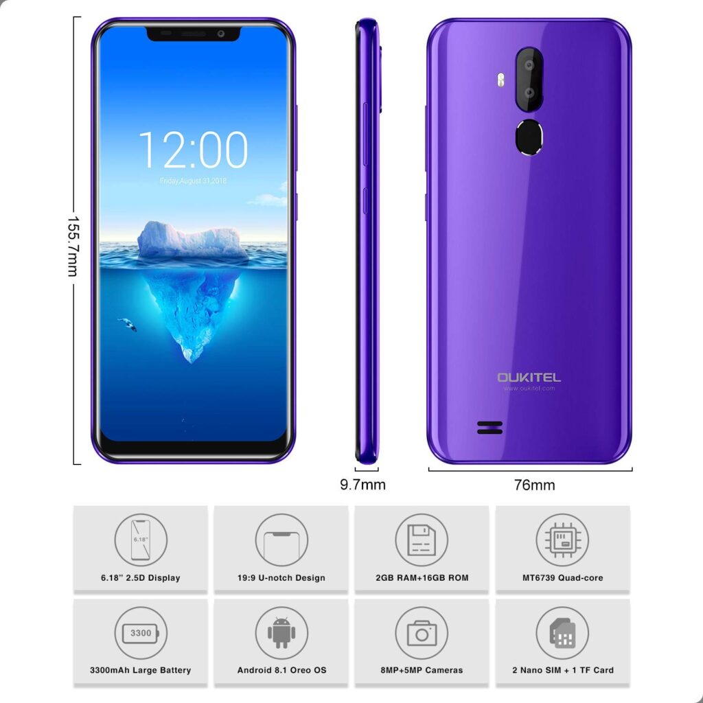 Oukitel C12 Pro: Características, precio y donde comprar - Moviles.info