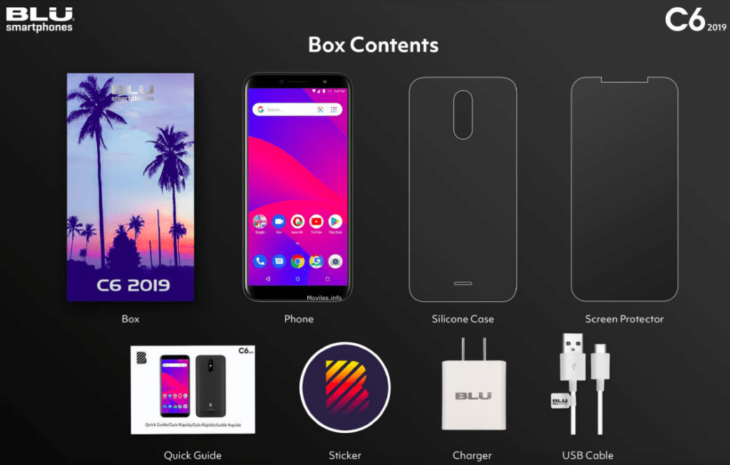 BLU C6 (2019): Características, precio y donde comprar - Moviles.info